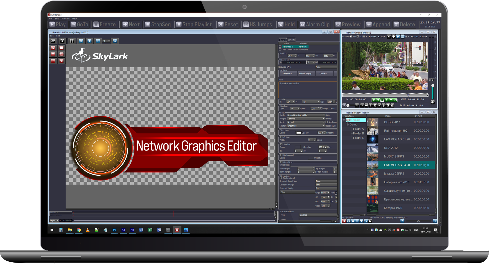 On Air Graphics & Channel Branding | SkyLark Technology Inc.: products ...